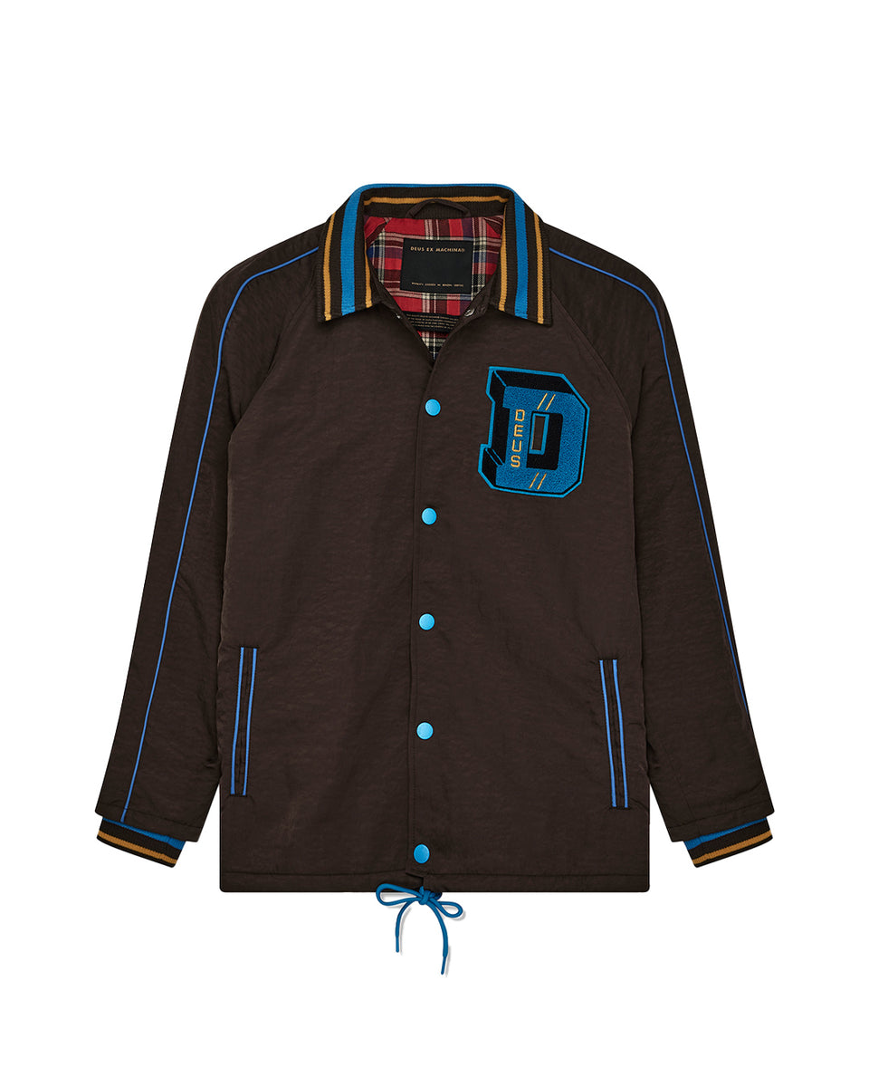 Jackets | Deus Ex Machina | Big Barbara Coach - Java – Deus Ex Machina Australia