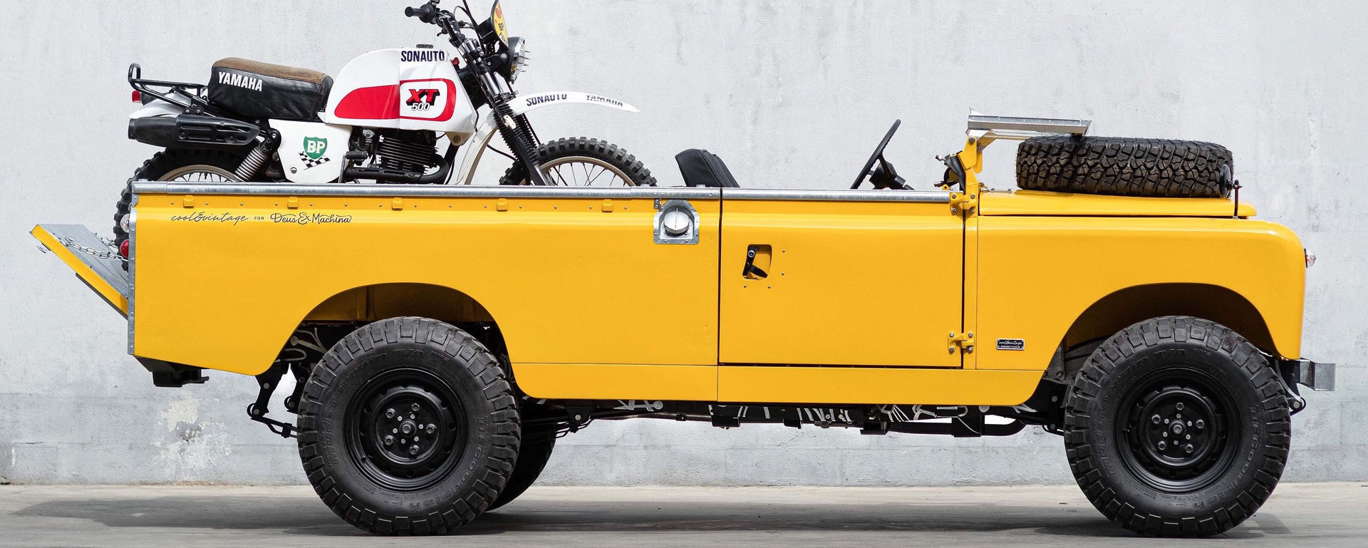 THE YELLOW LAND MARINE – COOL ‘N’ VINTAGE X DEUS SERIES II LAND ROVER ...