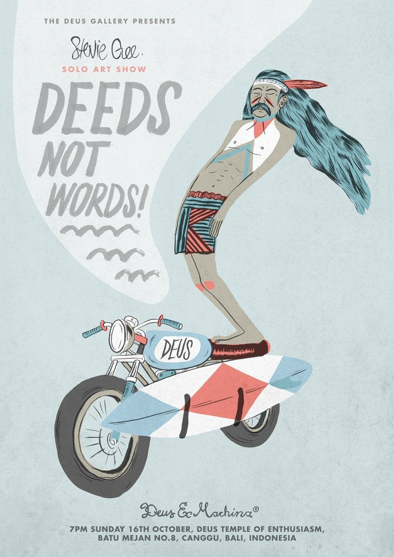 Stevie Gee - Artist In Residence – Deus Ex Machina Australia