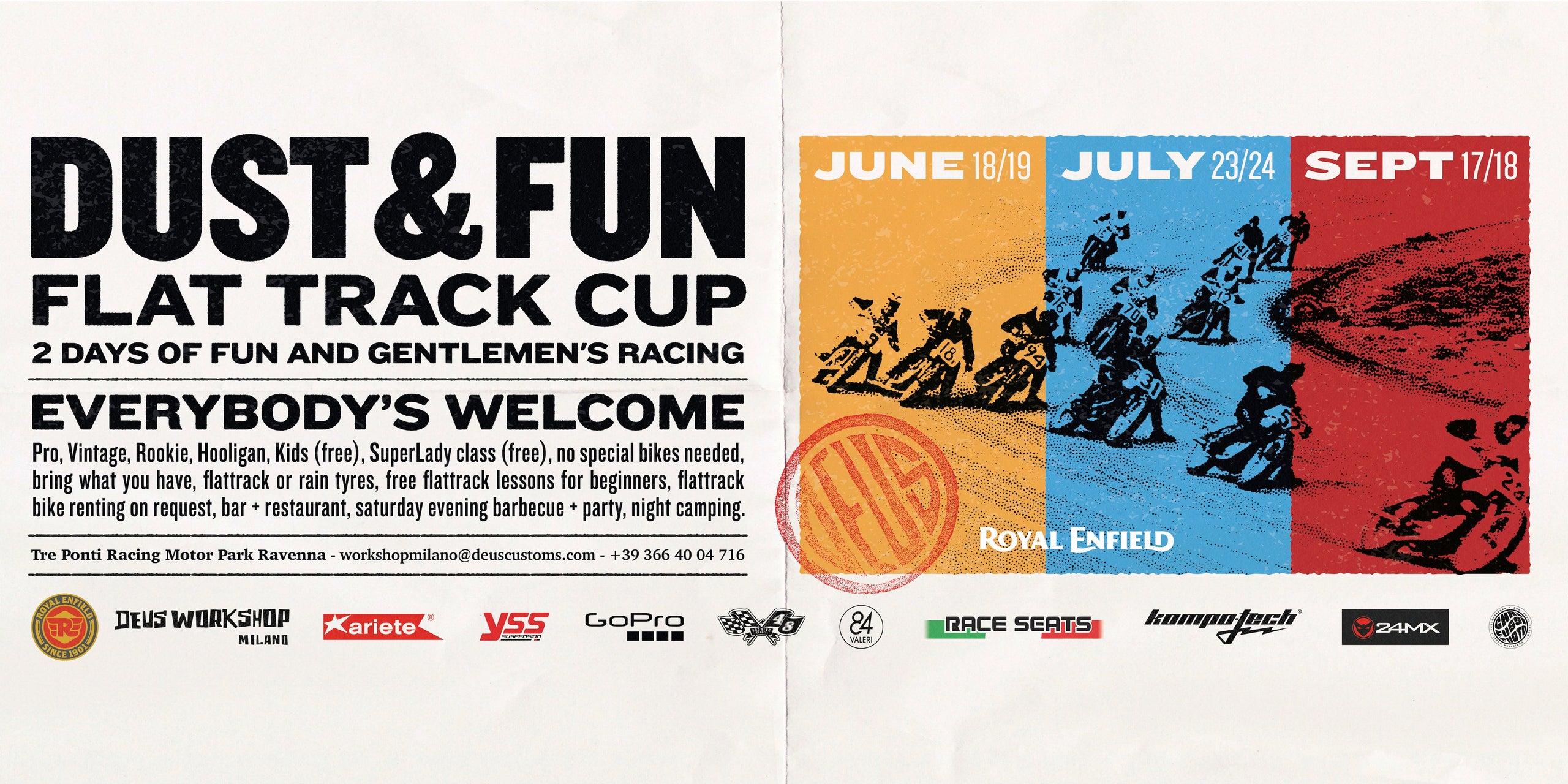 DUST & FUN - Flat Track Cup – Deus Ex Machina Australia