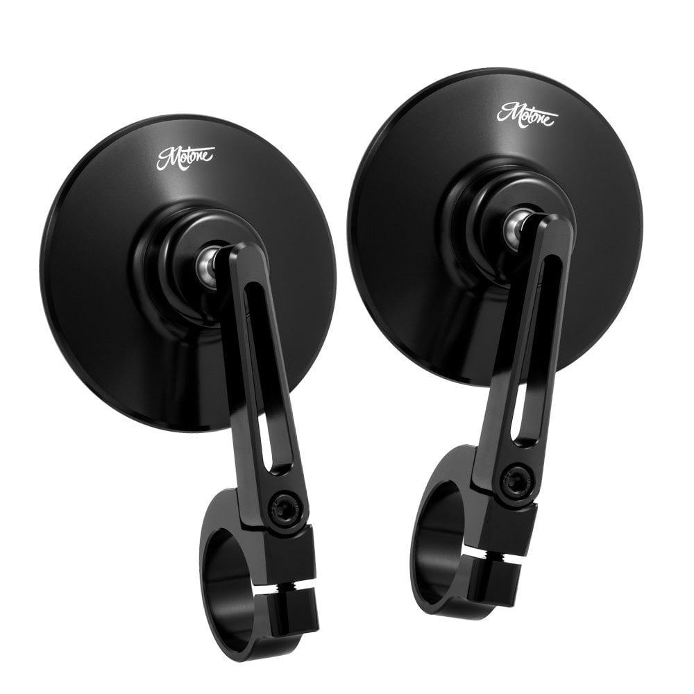 Deus Parts |Motone TURISMO Billet Bar End Mirror PAIR - TYPE S (80mm) – Deus Ex Machina Australia