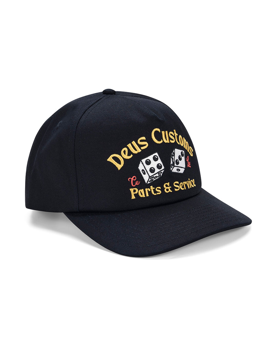 Hats | Deus Ex Machina | Knucklebones Cap - Black – Deus Ex Machina ...
