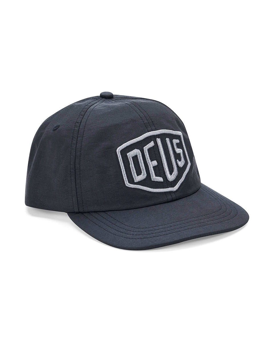 Hats | Deus Ex Machina | Shield Nylon Cap - Black – Deus Ex Machina ...