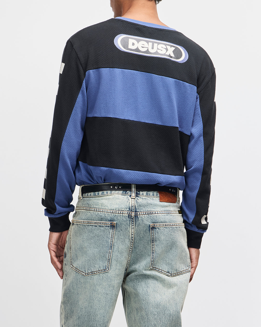 Vilander Moto Jersey - Mechanic Blue Combo – Deus Ex Machina Australia