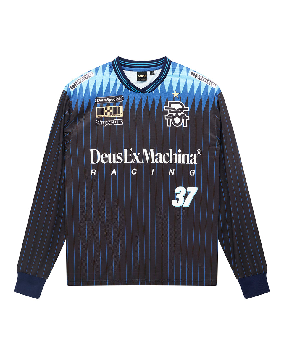 Moto Jerseys | Deus Ex Machina | Arrii Moto Jersey - Pageant Blue ...