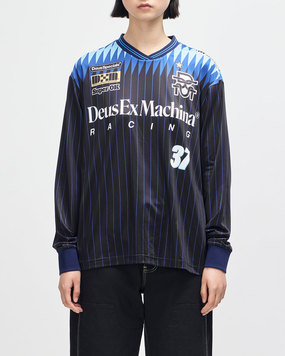 Moto Jerseys | Deus Ex Machina | Arrii Moto Jersey - Pageant Blue ...