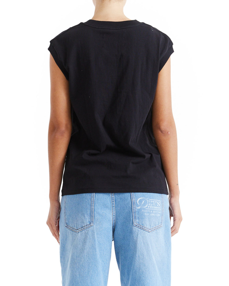 Tees | Deus Ex Machina | Launderland Tank - Black Beauty – Deus Ex ...