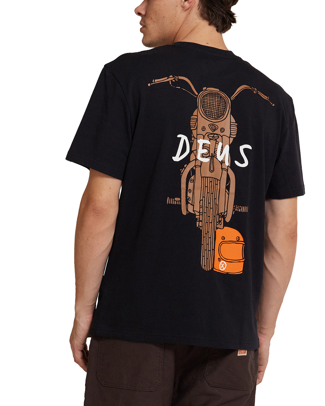 Tees | Deus Ex Machina | Frontage Tee Black – Deus Ex Machina Australia