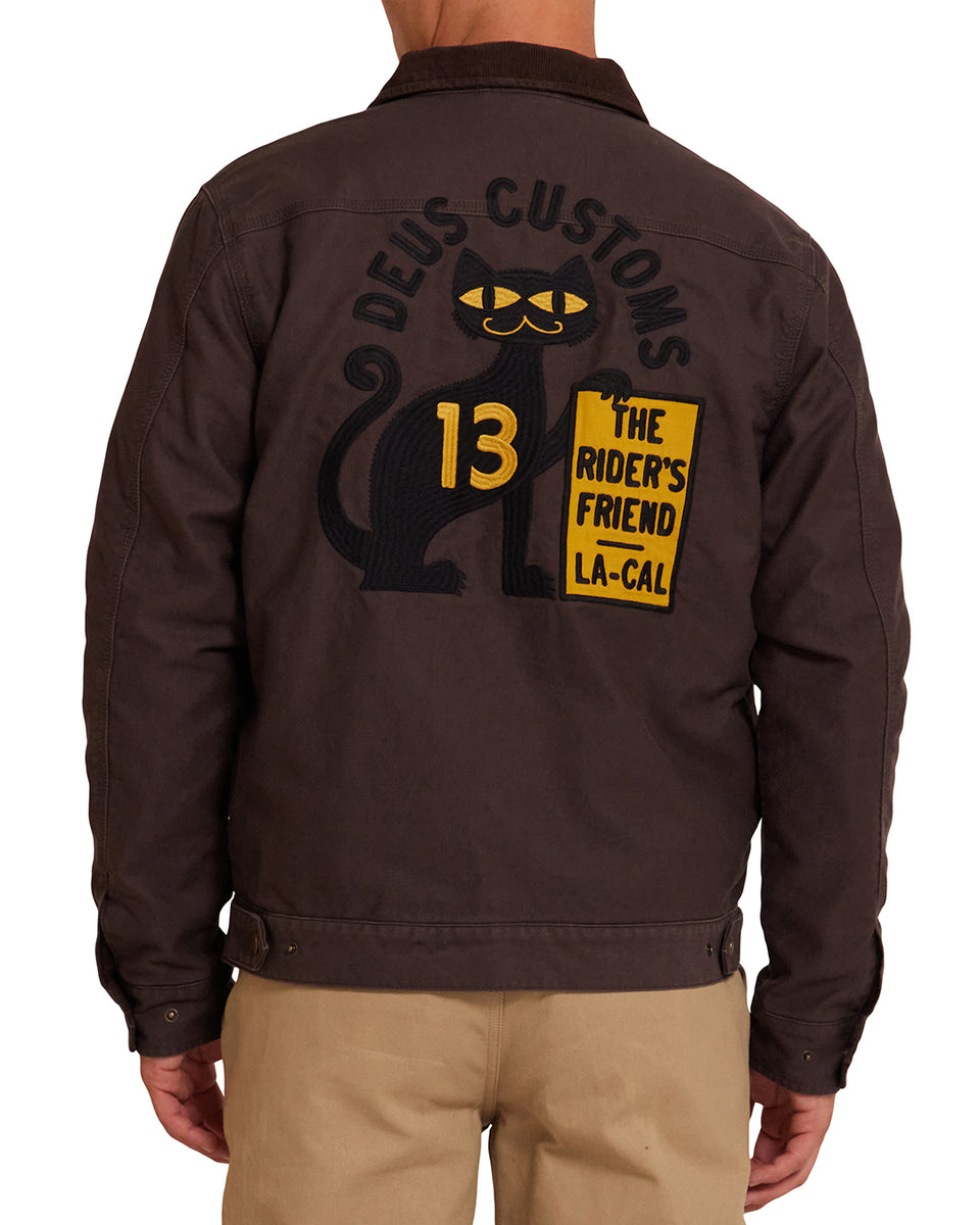 Jackets | Deus Ex Machina | Super Stitious Jacket Choc Brown – Deus Ex ...