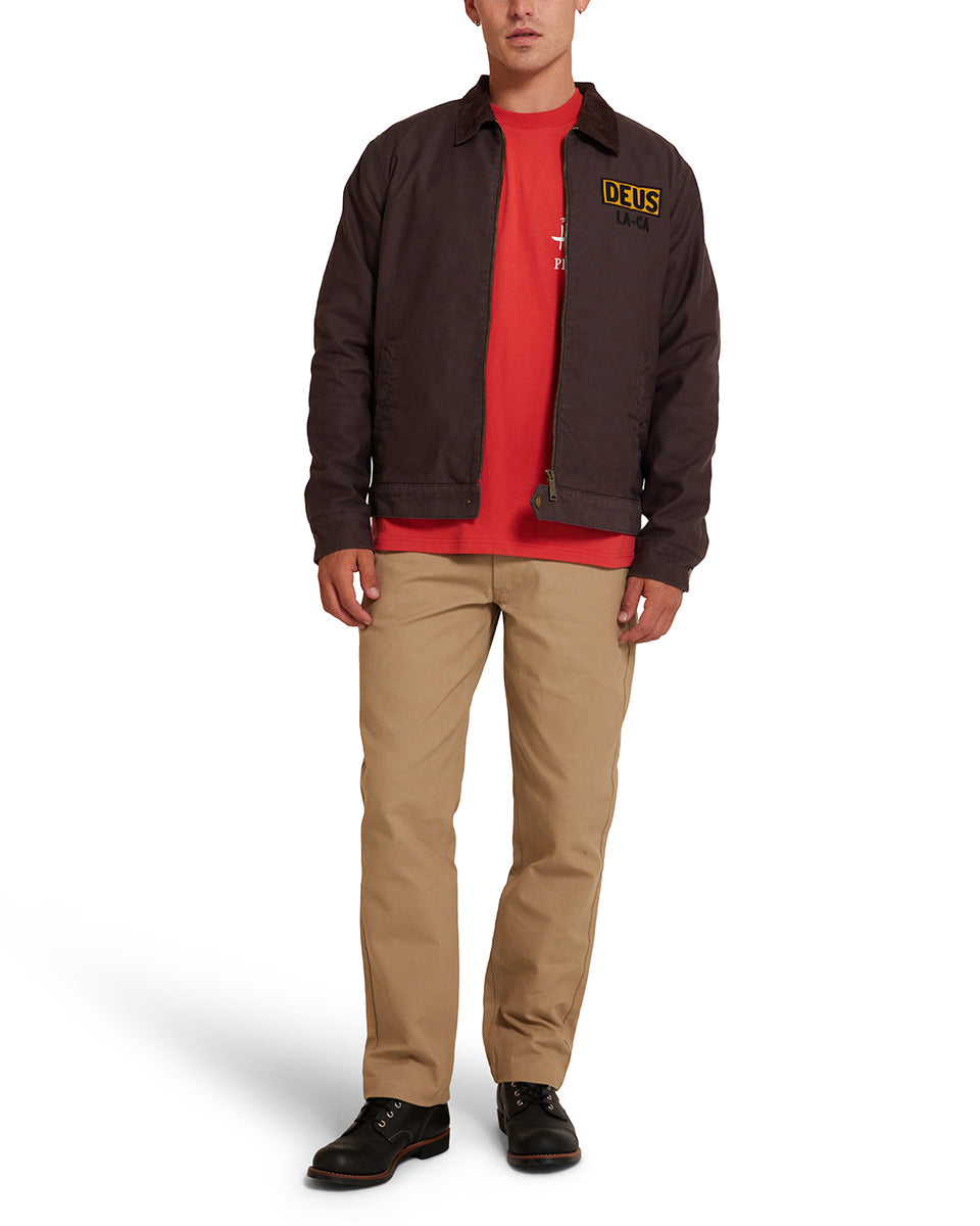 Jackets | Deus Ex Machina | Super Stitious Jacket Choc Brown – Deus Ex ...