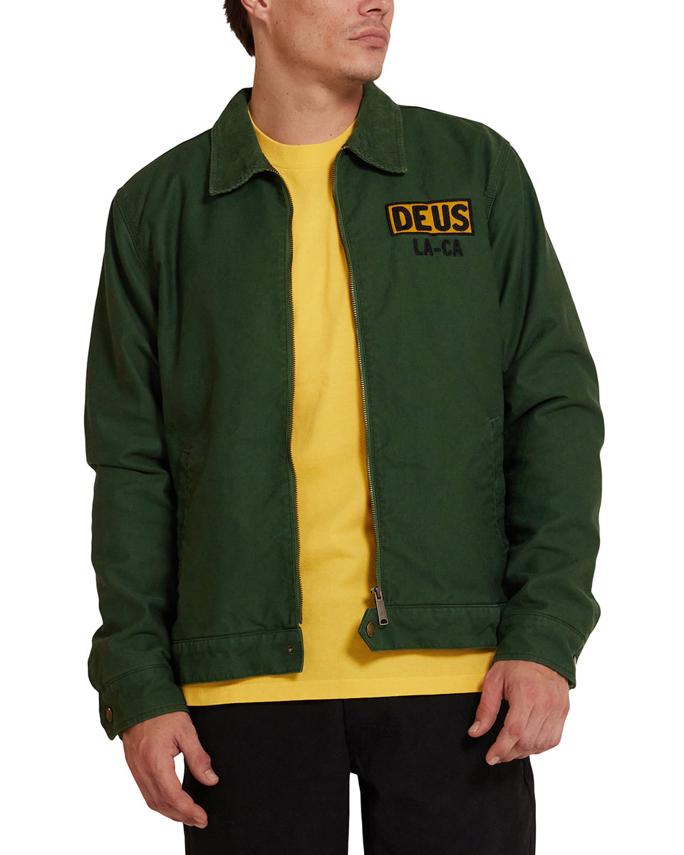 Jackets | Deus Ex Machina | Super Stitious Jacket Hillside Green – Deus ...