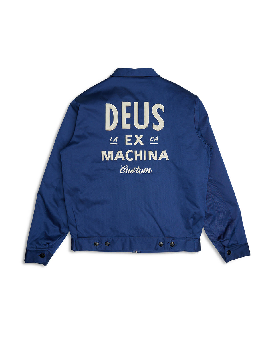 Jackets | Deus Ex Machina | Workwear Jacket 2.0 - Mechanic Blue – Deus ...