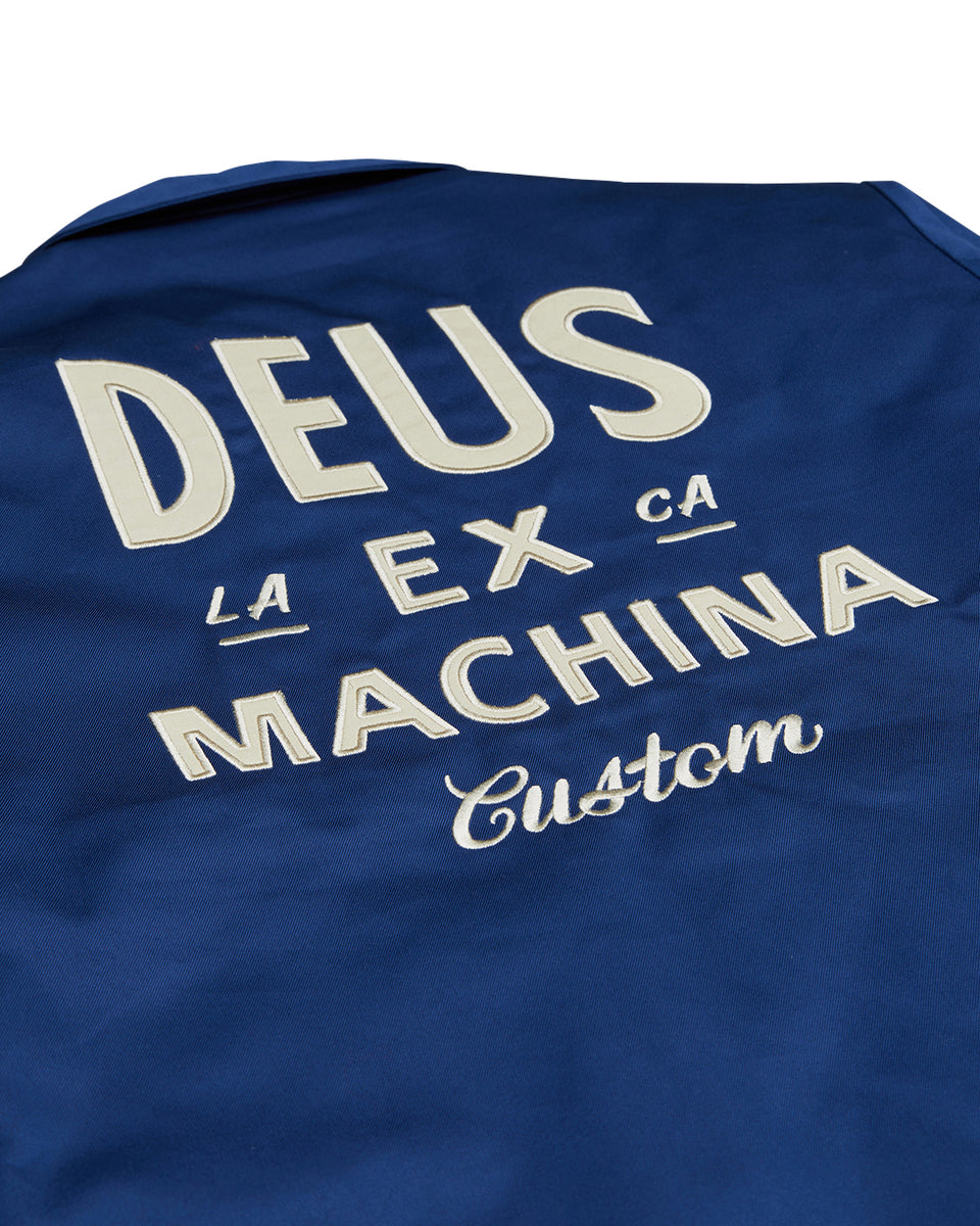 Jackets | Deus Ex Machina | Workwear Jacket 2.0 - Mechanic Blue – Deus ...