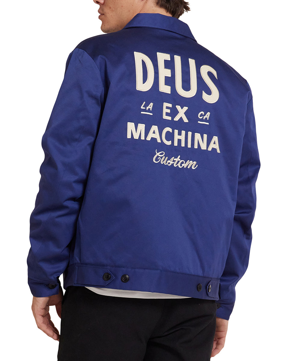Jackets | Deus Ex Machina | Workwear Jacket 2.0 - Mechanic Blue – Deus ...