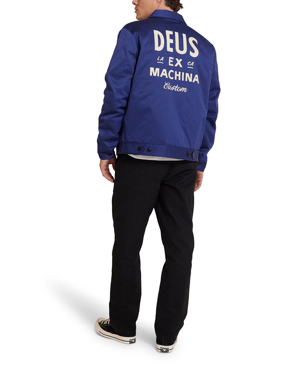 Jackets | Deus Ex Machina | Workwear Jacket 2.0 - Mechanic Blue – Deus ...
