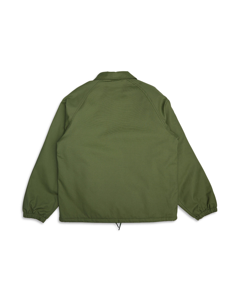 Jackets | Deus Ex Machina | Pill Logo Coach Jacket - Pine – Deus Ex ...