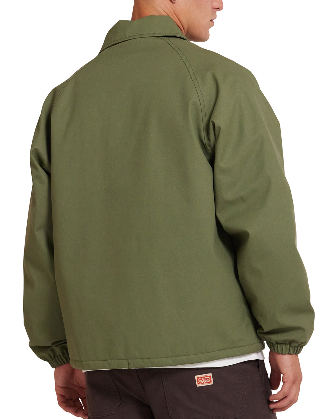 Jackets | Deus Ex Machina | Pill Logo Coach Jacket - Pine – Deus Ex ...