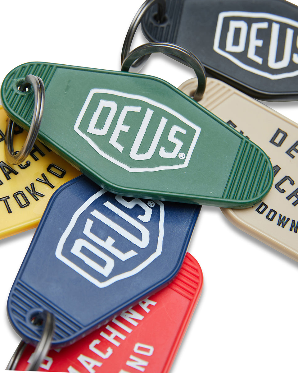 Key Tags | Deus Ex Machina | Venice Key Tag - Mechanic Blue – Deus Ex ...