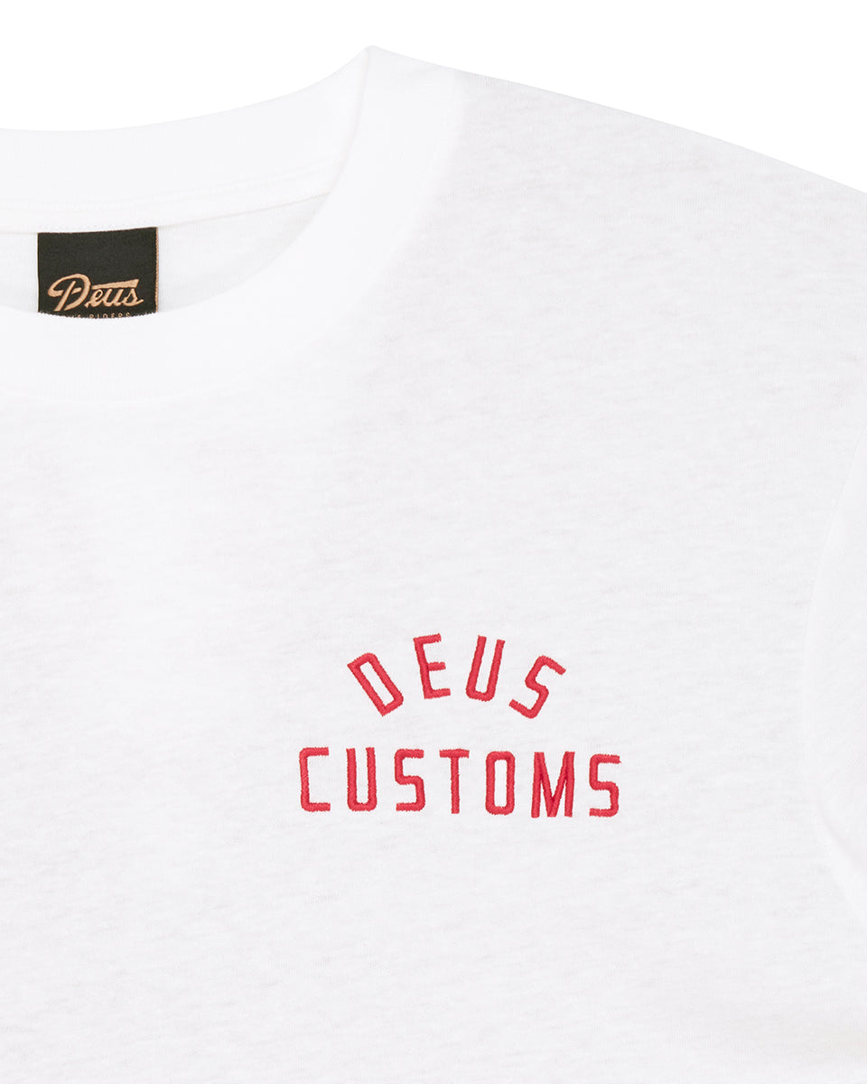 Tees | Deus Ex Machina | Engineer Ls Tee - Dirty White – Deus Ex ...