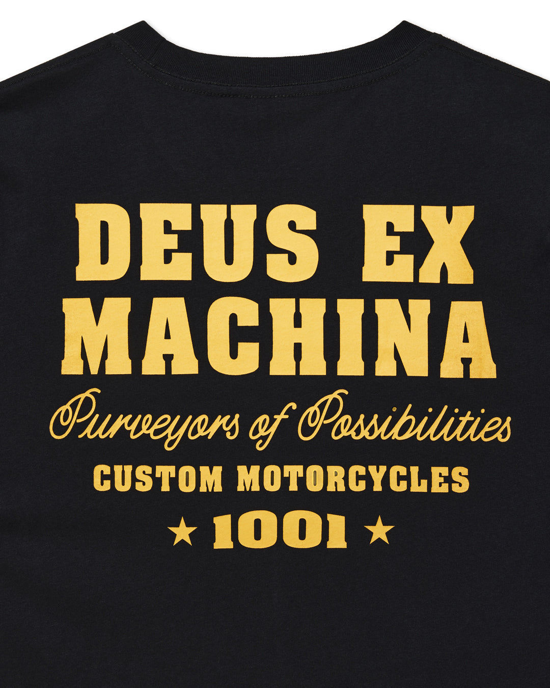 Tees | Deus Ex Machina | Gumshoe Tee - Black – Deus Ex Machina Australia