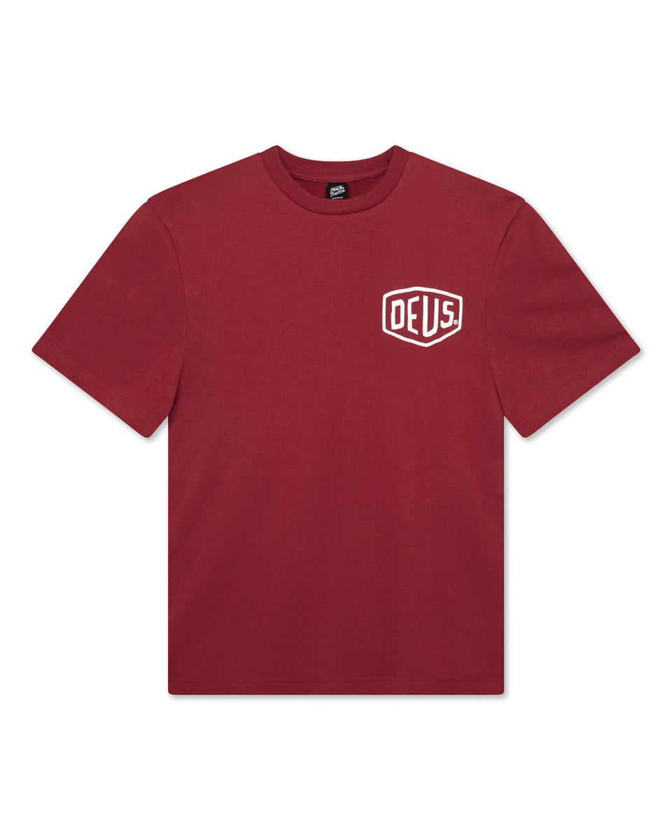 Tees | Deus Ex Machina | Harajuku Address - Black – Deus Ex Machina ...