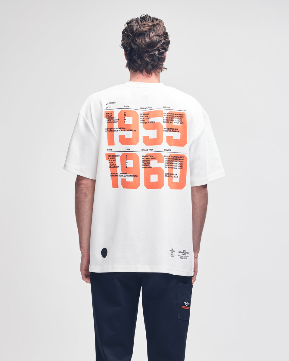 Tees | Deus Ex Machina | Grand Prix Tee - Vintage White – Deus Ex ...