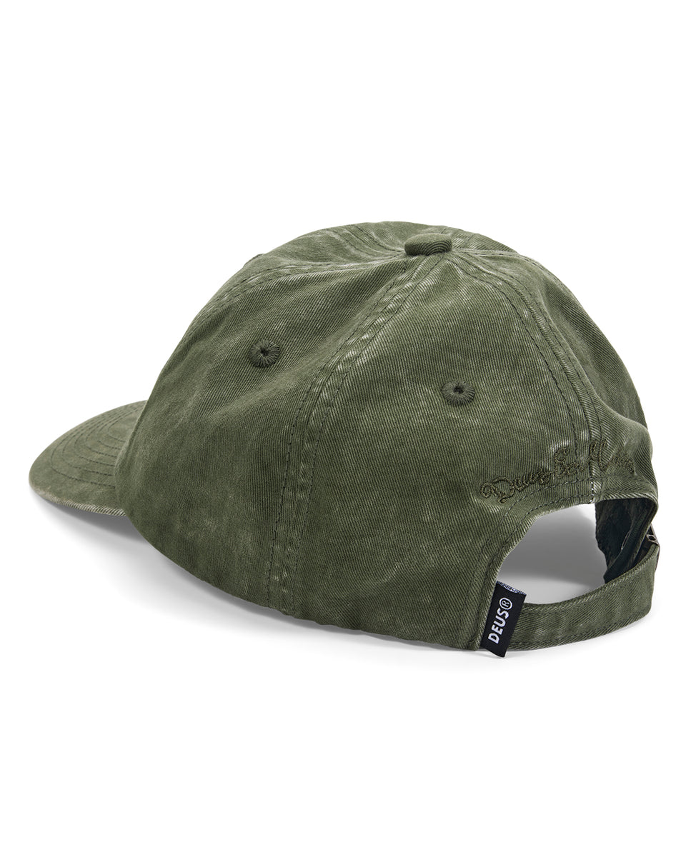 Hats | Deus Ex Machina | Shield Garment Dyed Dad Cap - Cypress Green ...