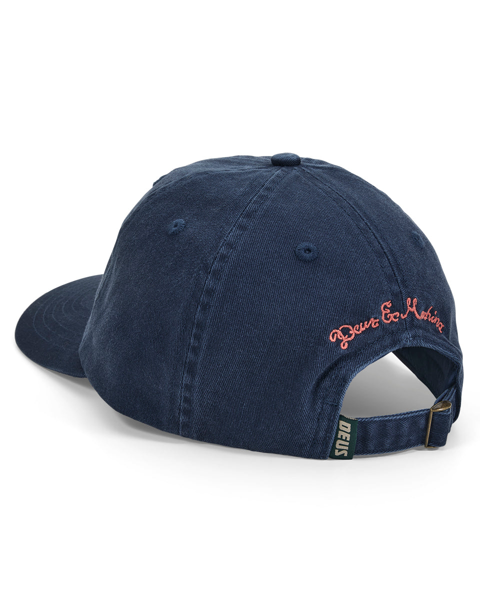 Hats | Deus Ex Machina | Velocity Dad Cap - Dark Denim – Deus Ex ...