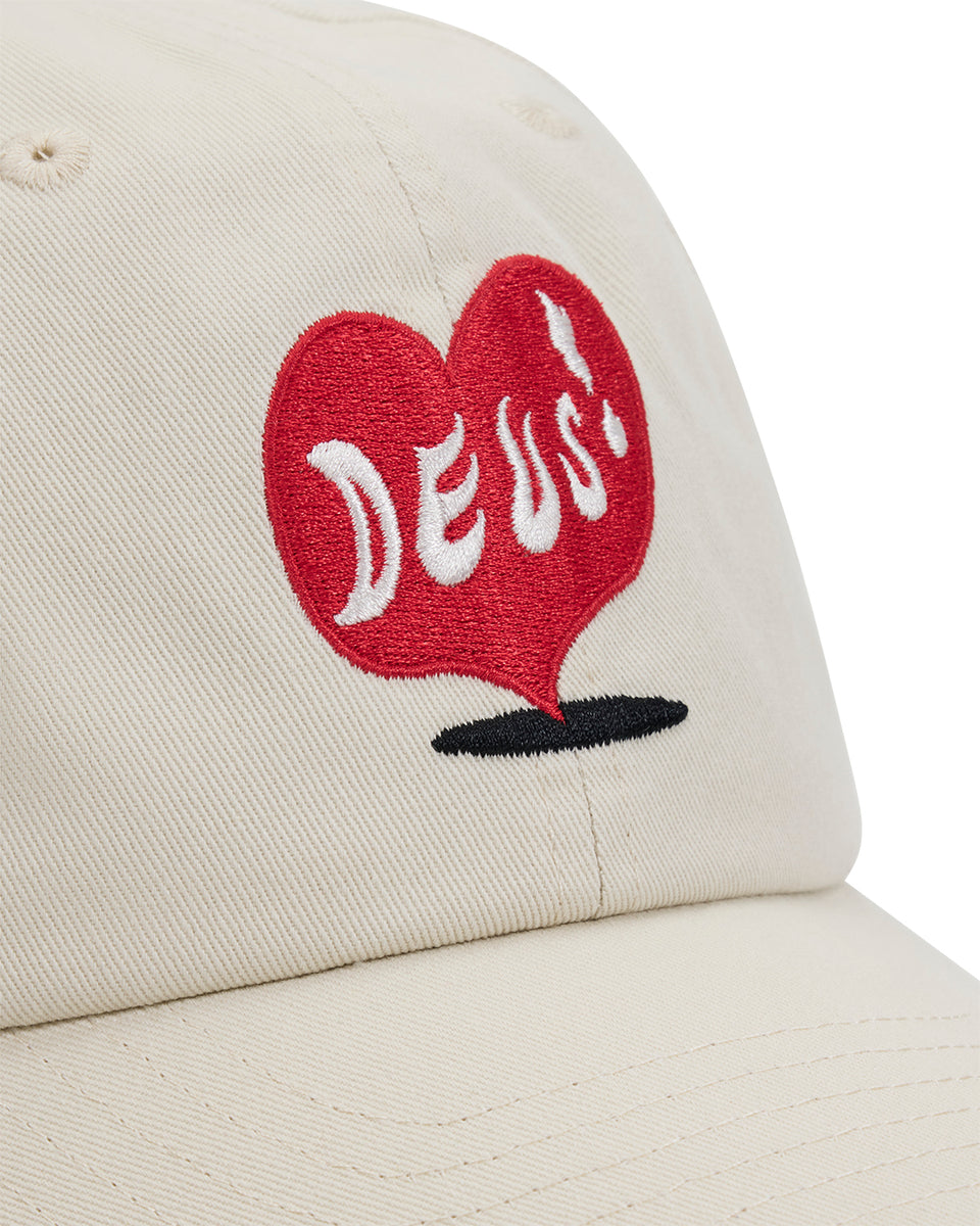 Hats | Deus Ex Machina | Deep Cut Dad Cap - White – Deus Ex Machina ...
