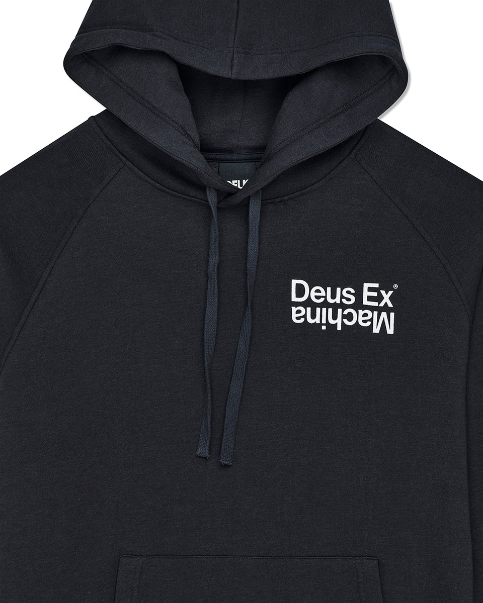 Fleece | Deus Ex Machina | Axis Hoodie - Black – Deus Ex Machina Australia