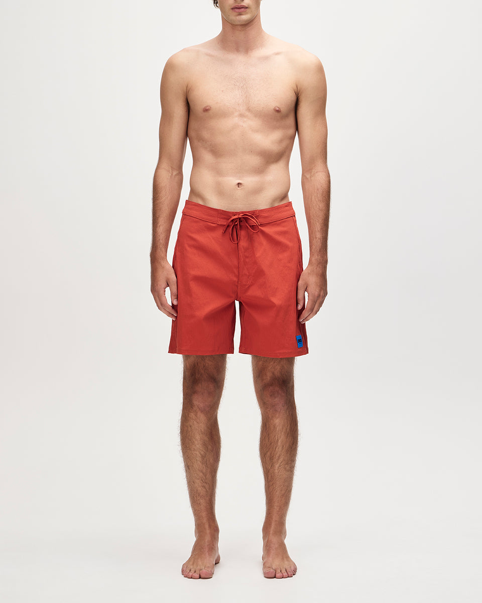 Shorts | Deus Ex Machina | Ricos Boardshort - Terracotta – Deus Ex ...