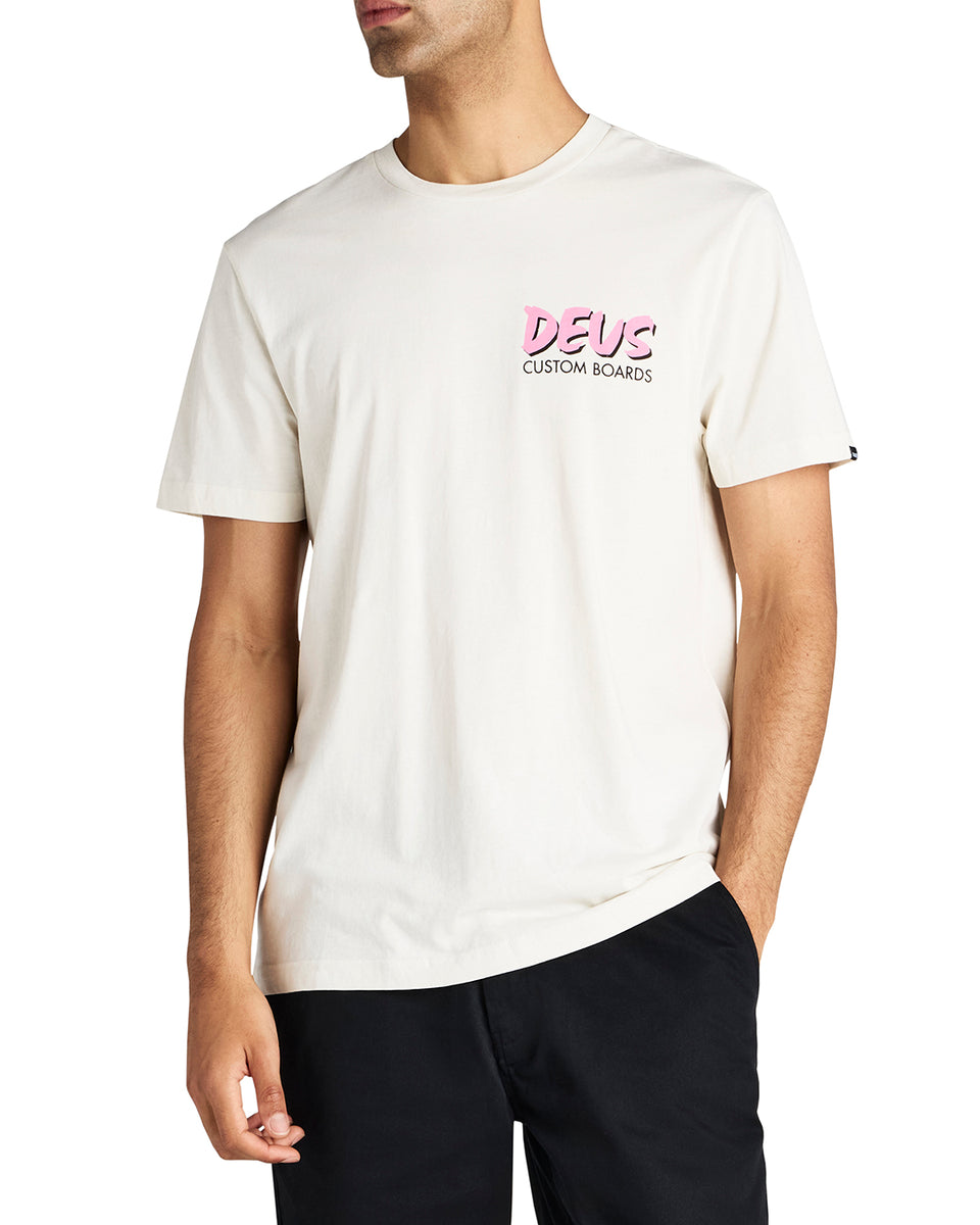 Tees | Deus Ex Machina | Gonz Tee - Vintage White – Deus Ex Machina ...