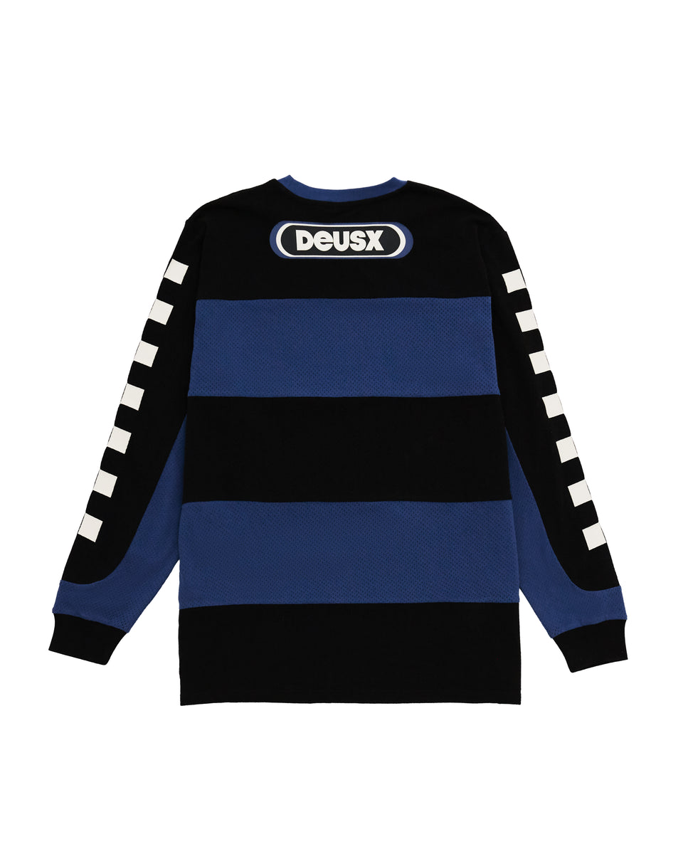 Vilander Moto Jersey - Mechanic Blue Combo – Deus Ex Machina Australia
