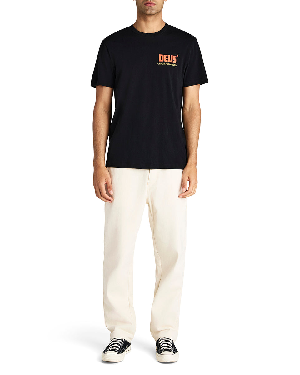 Tees | Deus Ex Machina | Drop Down Tee - Black – Deus Ex Machina Australia