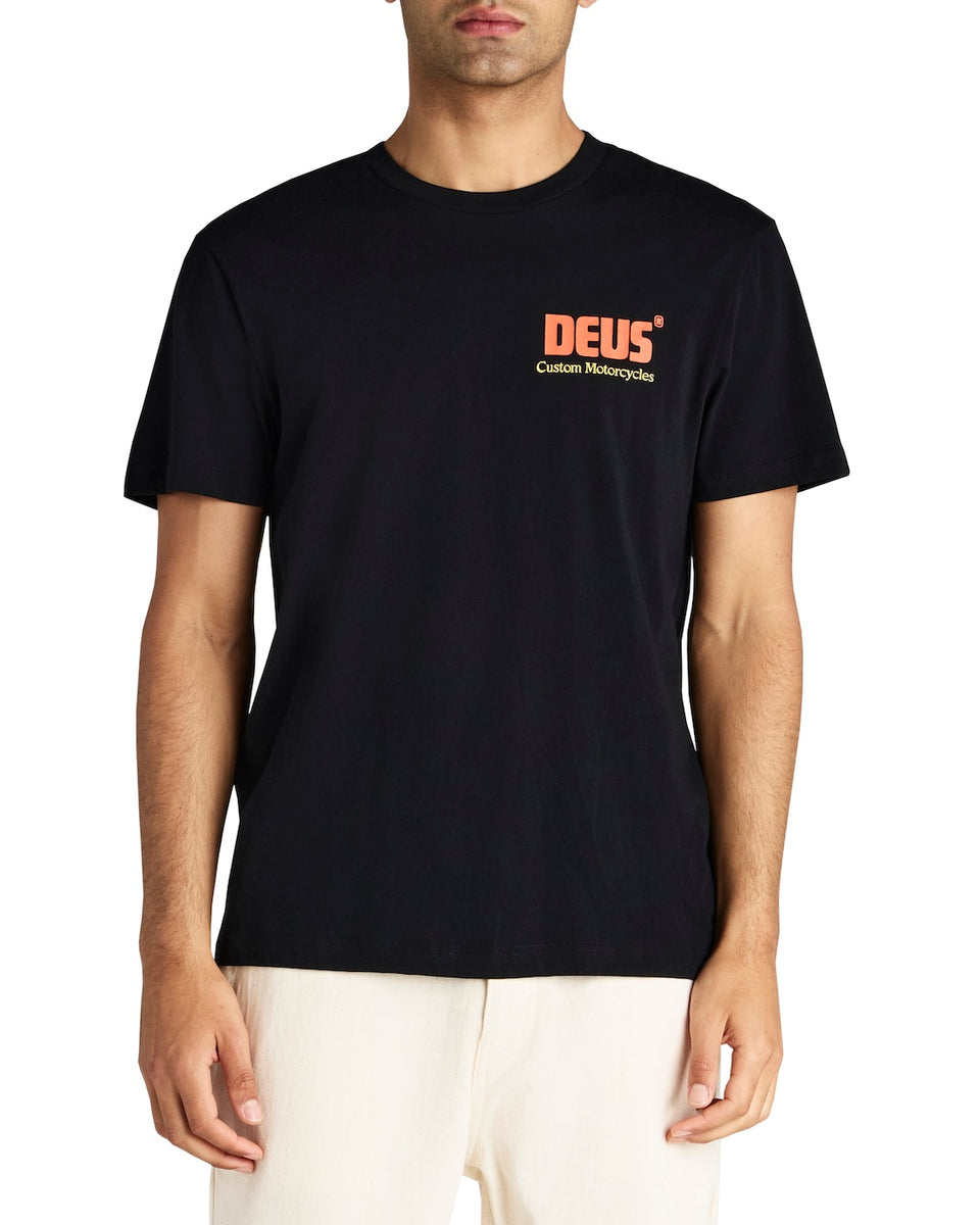 Tees | Deus Ex Machina | Drop Down Tee - Black – Deus Ex Machina Australia