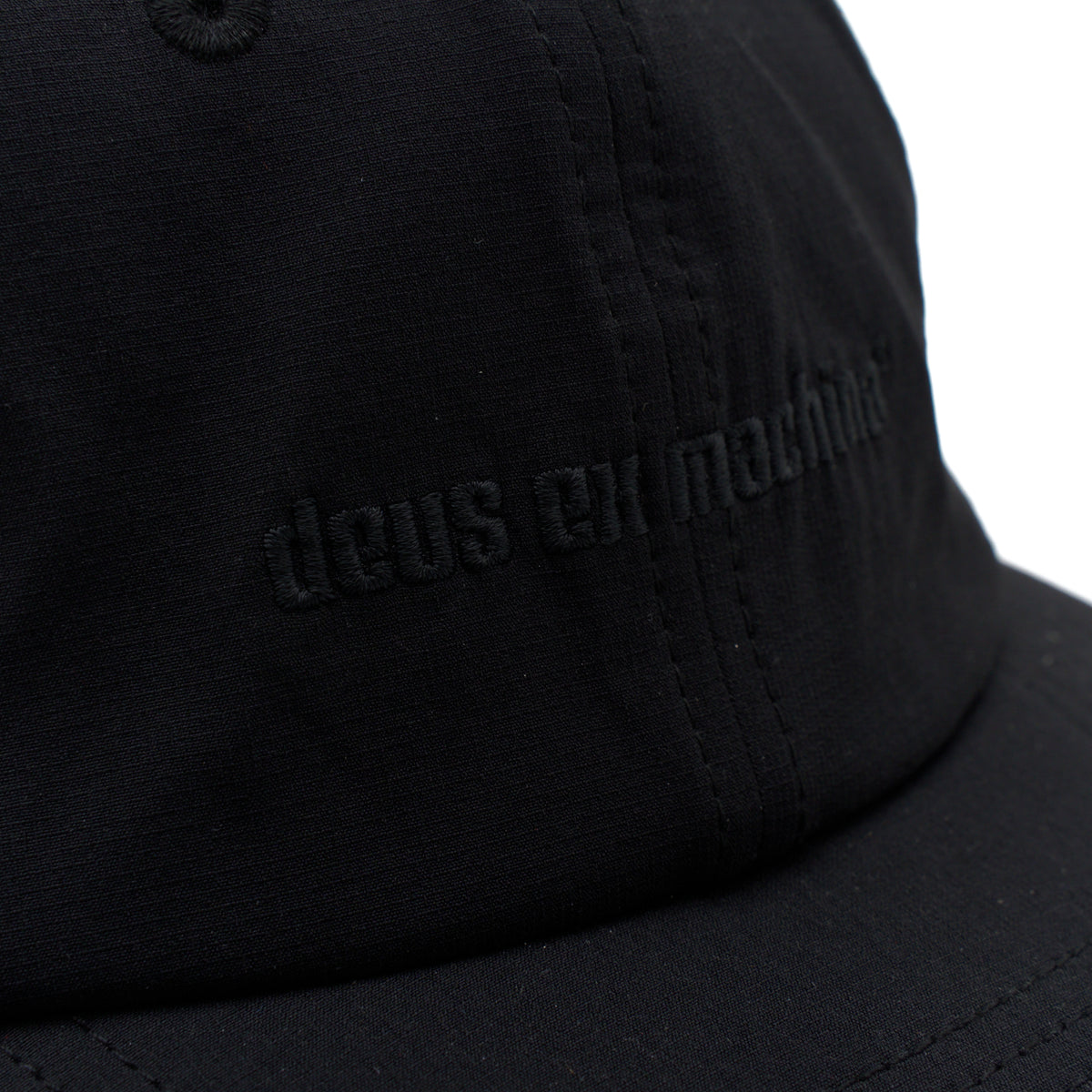 Hats | Deus Ex Machina | Late Night 8 Panel Cap - Black – Deus Ex ...