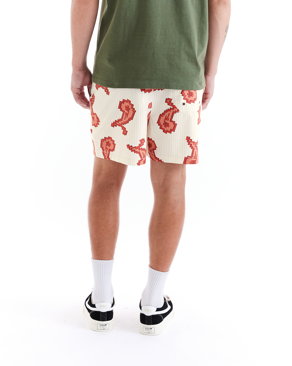 2 Bit Beach Short - White – Deus Ex Machina Australia