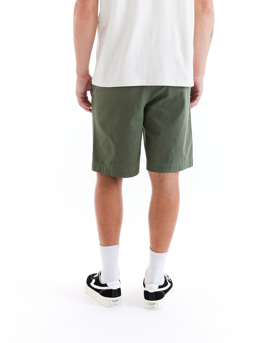 Imperial Poplin Short - Pine – Deus Ex Machina Australia