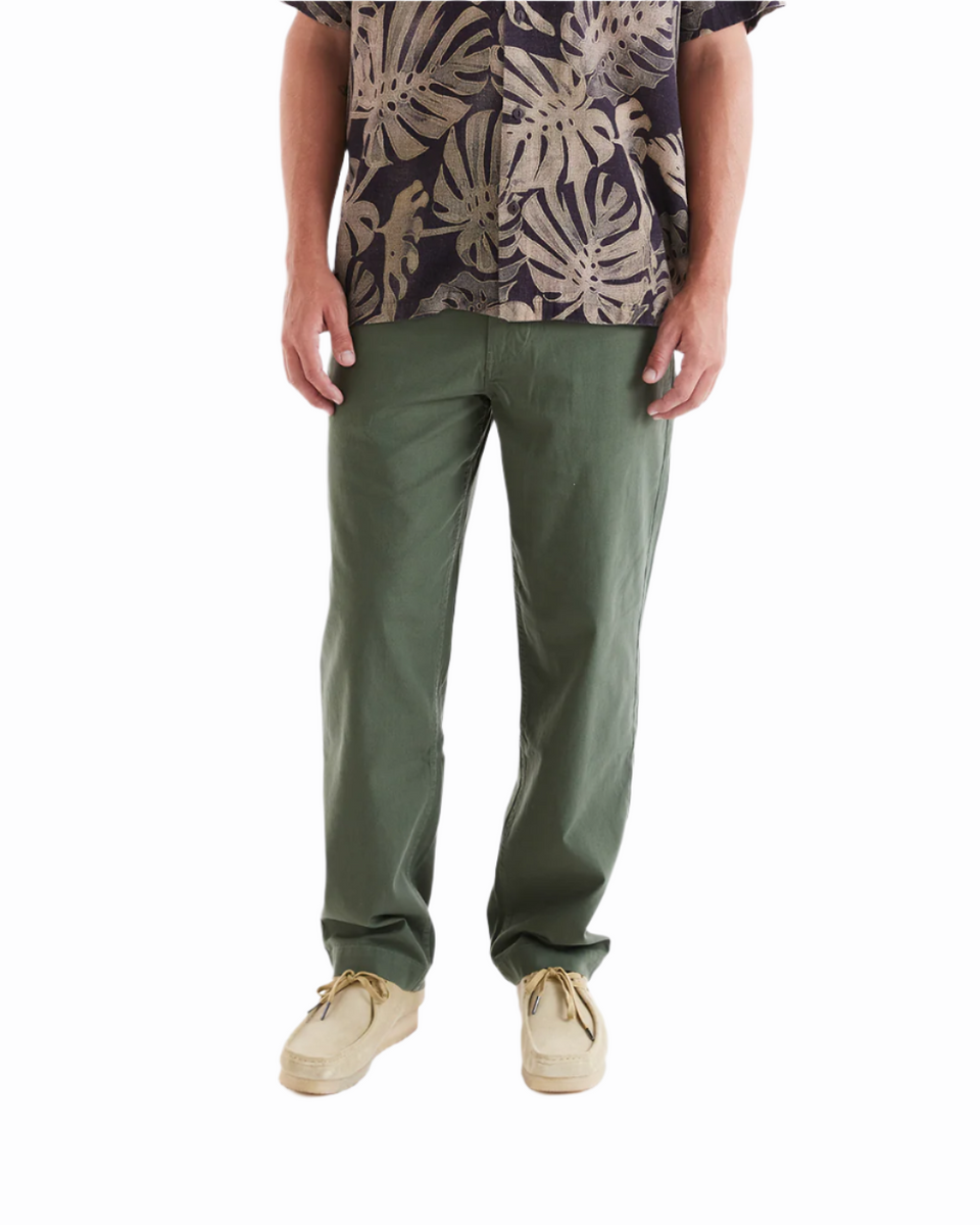 Imperial Poplin Pant - Pine – Deus Ex Machina Australia