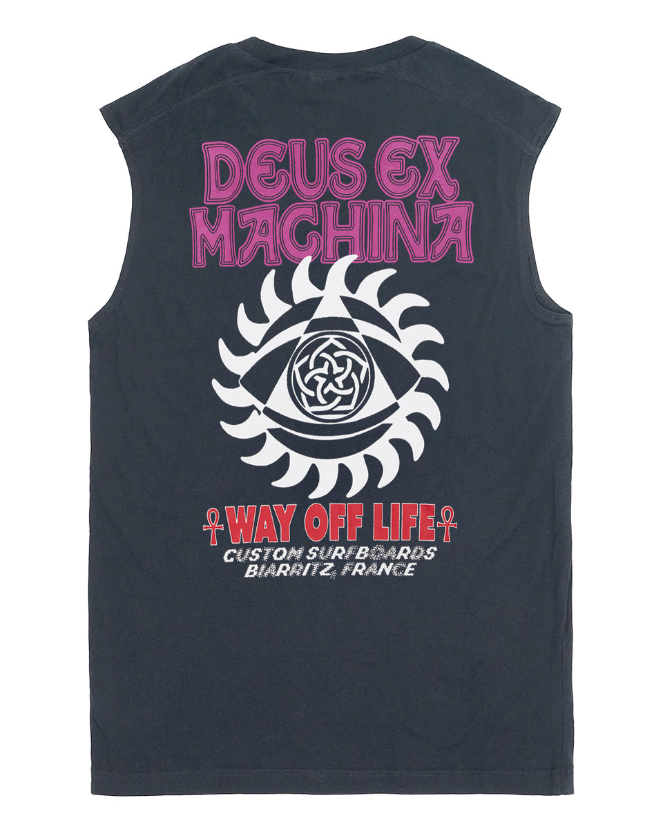Tees | Deus Ex Machina | Crank Muscle - Anthracite – Deus Ex Machina ...