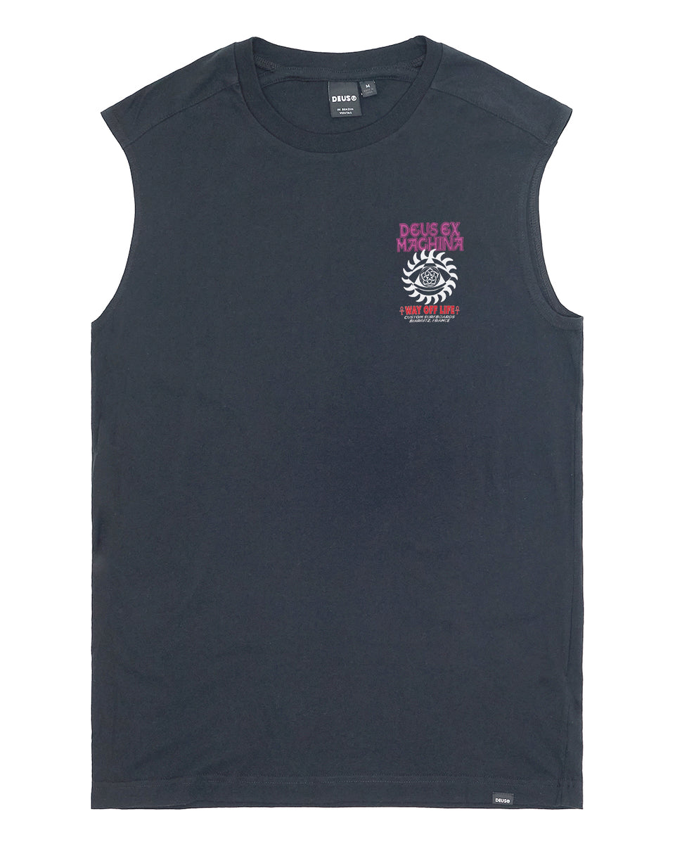 Tees | Deus Ex Machina | Crank Muscle - Anthracite – Deus Ex Machina ...