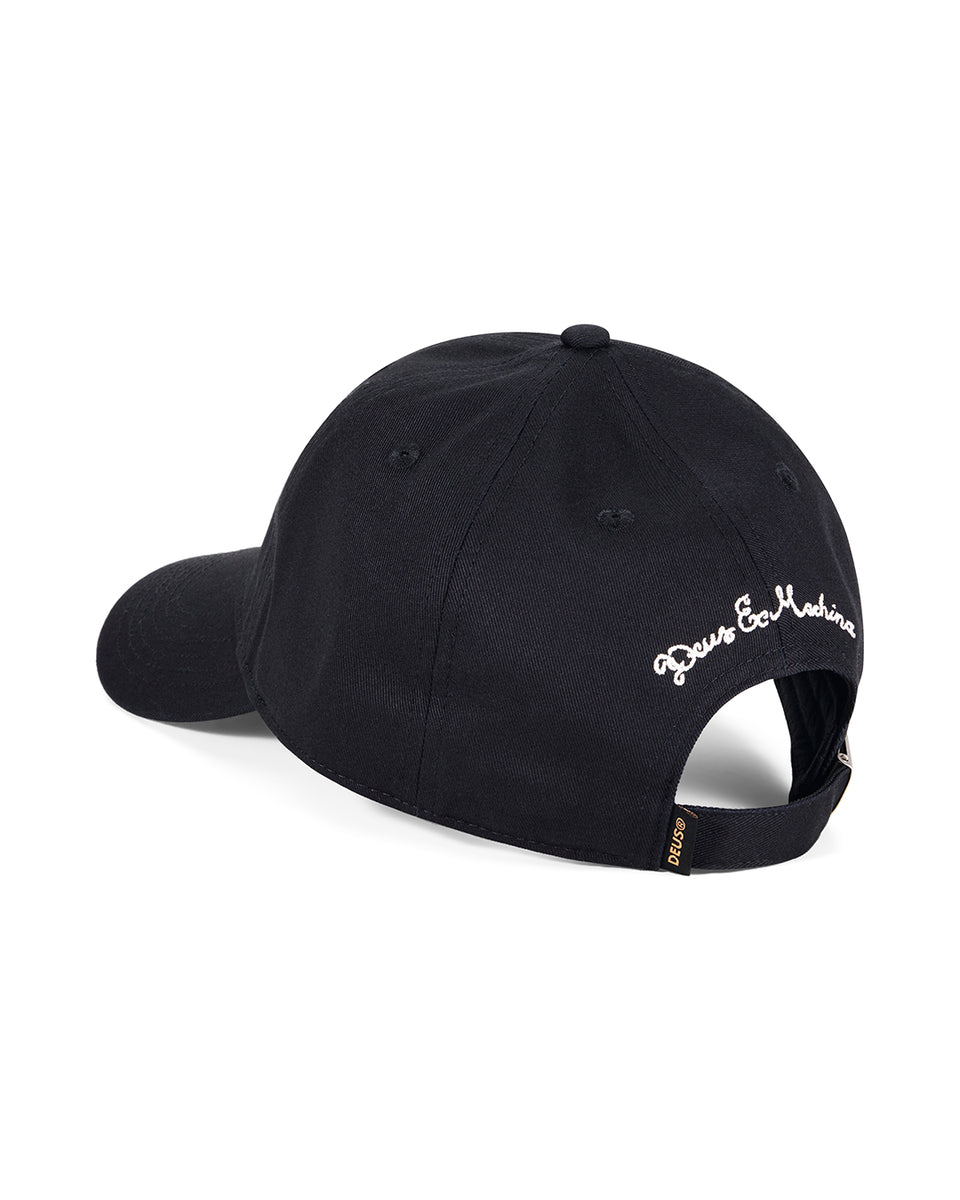 Hats | Deus Ex Machina | Campus Cap - Black – Deus Ex Machina Australia