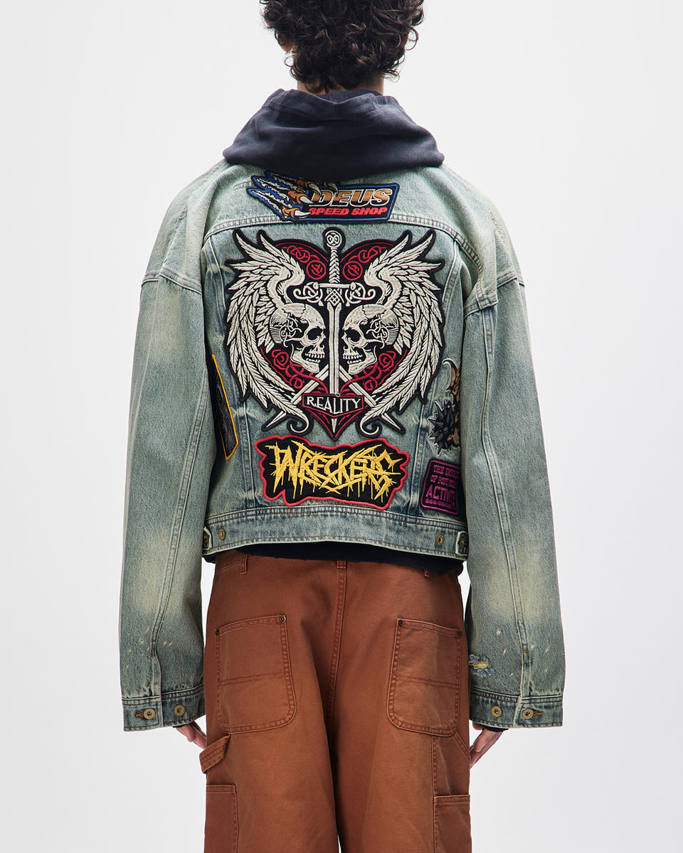 Jackets | Deus Ex Machina | Sasafras Jacket - Dirty Denim – Deus Ex ...