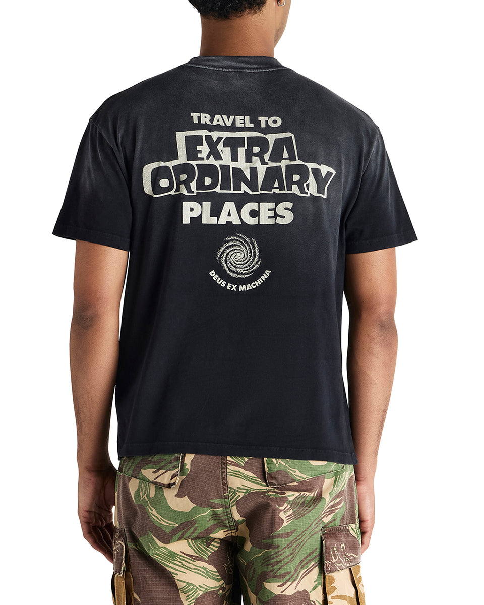 Tees | Deus Ex Machina | Celestial Rod Tee - Anthracite – Deus Ex ...