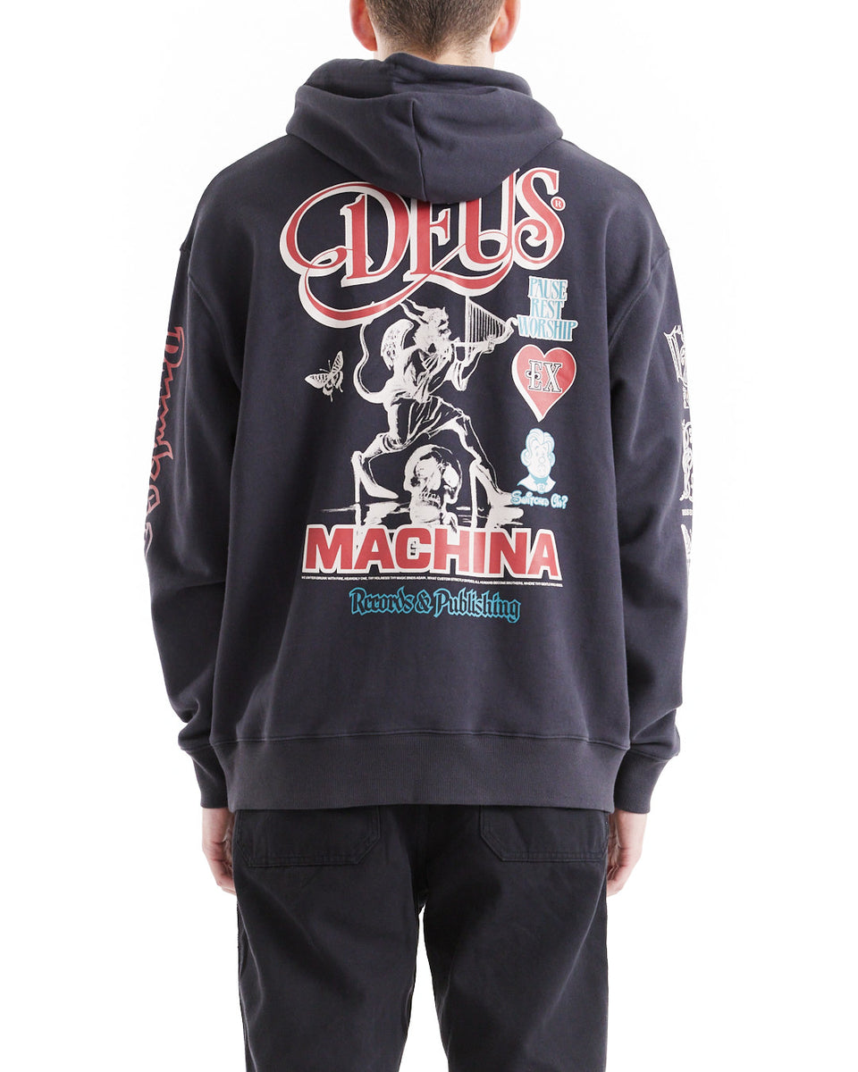 Divine Sparks Hoodie - Anthracite – Deus Ex Machina Australia
